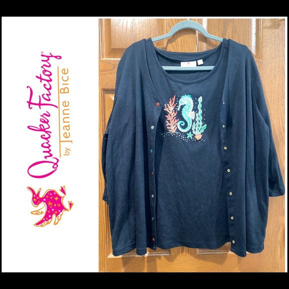 Quacker Factory | Tops | Euc X Quacker Factory Summer Fun Tank And ...